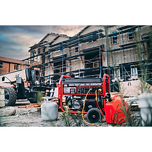 All Power, APGG10000-10,000 Watt Starting Power Generator JD Engine Gasoline Electric Start Portable Wheel Steel Frame