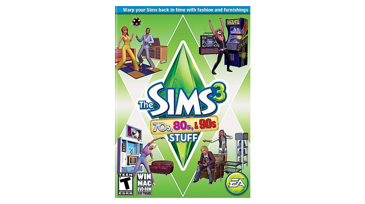 The Sims 3 70s, 80s & 90s Stuff Pack - Relive Retro Styles