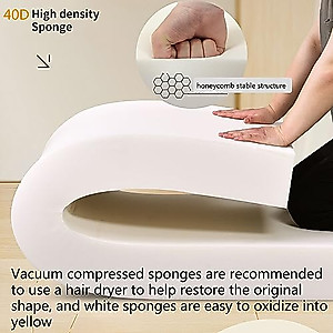 Sqodok Patio Chair Cushions 19 x 19 inch Waterproof Outdoor Cushions Fade Resistant Seat Cushions for Patio Furniture Patio Cushions Set of 2 for Garden Sofa Couch Chair, Tan