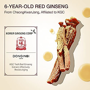 DONGINBI Red Ginseng Moisturizing & Firming Set EX, Anti-Aging Korean Skin Care, Routine Kit for Smooth, Radiant Skin by KGC