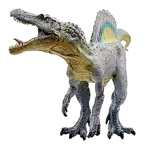 Gemini & Genius Dinosaur Toys for 3 4 5 6 7 Year Old Boys, Spinosaurus with Movable Jaw Dino Action Figure, Cool Birthday Cake Topper, Party Gift, Home Decoration for Kids