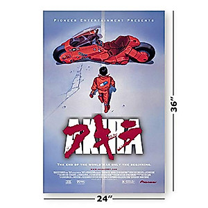 Akira - Movie Poster (2001 Re-Release - Regular Style) (Size: 24 x 36 inches)