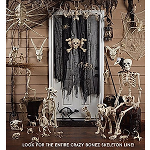 Crazy Bonez Poseable Skeleton Decoration, 36"