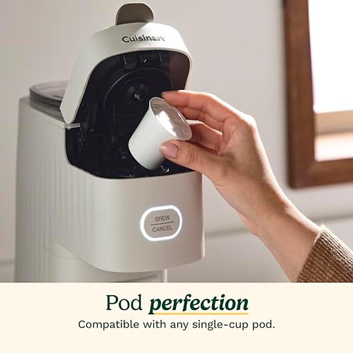 CUISINART Soho™ Single-Serve Coffeemaker, Truffle, SS-7TR