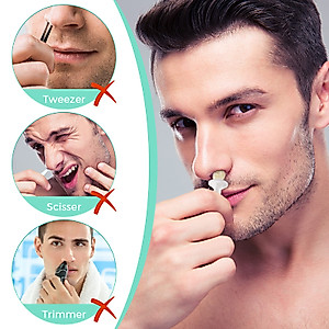 50 Pieces Nose Wax Sticks Applicators Plastic Wax Rod Wand Strips Nostril Cleaning Removal for Men Women Cleaning Nostrils Nasal and Removing Hair