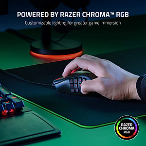 Razer Naga X Wired MMO Gaming Mouse Black (Renewed)