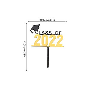 VALICLUD Cupcakes Cake Decorating Cupcake Topper 12PCS Graduation 2022 Graduation Cake Decorations Happy Graduation Party Decorations Capacillos Para Cupcake Cake Decoration Cupcake Ornaments