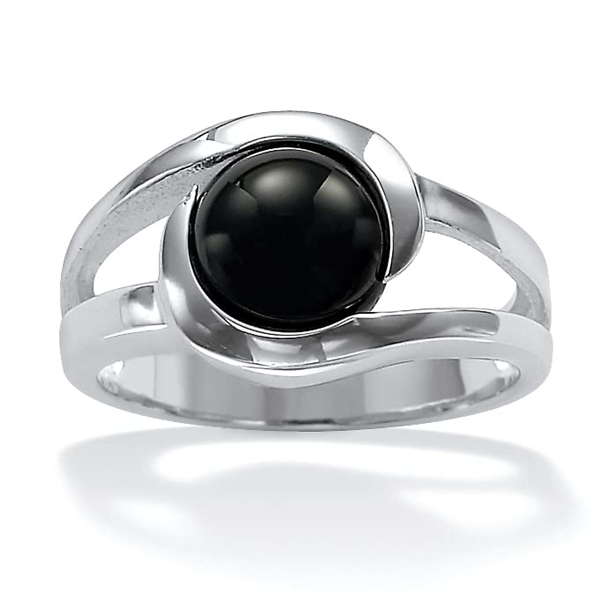 PalmBeach Sterling Silver Multi Stone 14 Piece Set Interchangeable Ring Set Sizes 5-10 Size 9