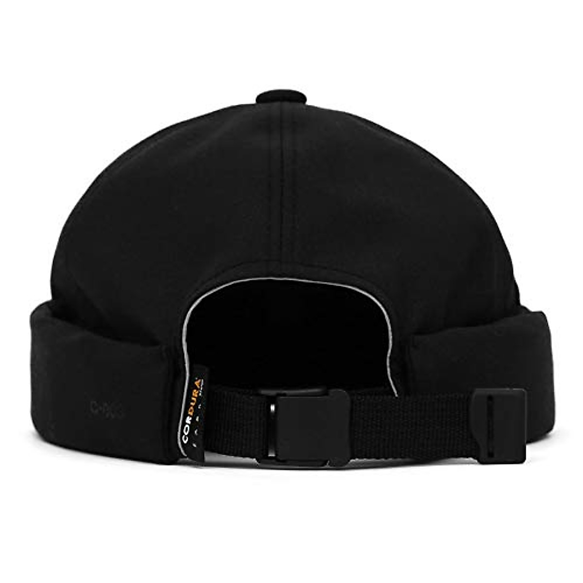 UNDERCONTROL Brimless Trawler Durable Cordura Leon Hat Outdoor Waterproof No Visor Docker Skull Cap Unisex (Black)