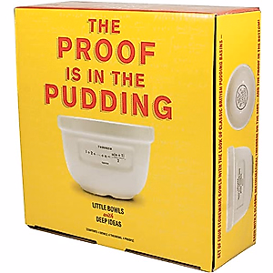 The Proof Is In The Pudding Bowls - Set of Four Math Proof Joke - Ceramic