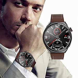 Smart Watch for Men, 30days Extra-Long Battery Life(Call Receive/Dial), IP68 Waterproof, Classic Fitness Watch for iPhone Android, 11 Modes of Sports, 1.5" Heart Rate Sleep/Blood Pressure Watch