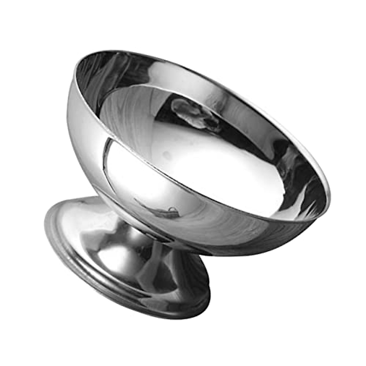 RUNROTOO 1Pc stainless steel dessert cup appetizer plates tiramisu appetizer cup condiment containers footed dessert bowl dessert dish serving dishes sushi dipping bowl Glass big bowl