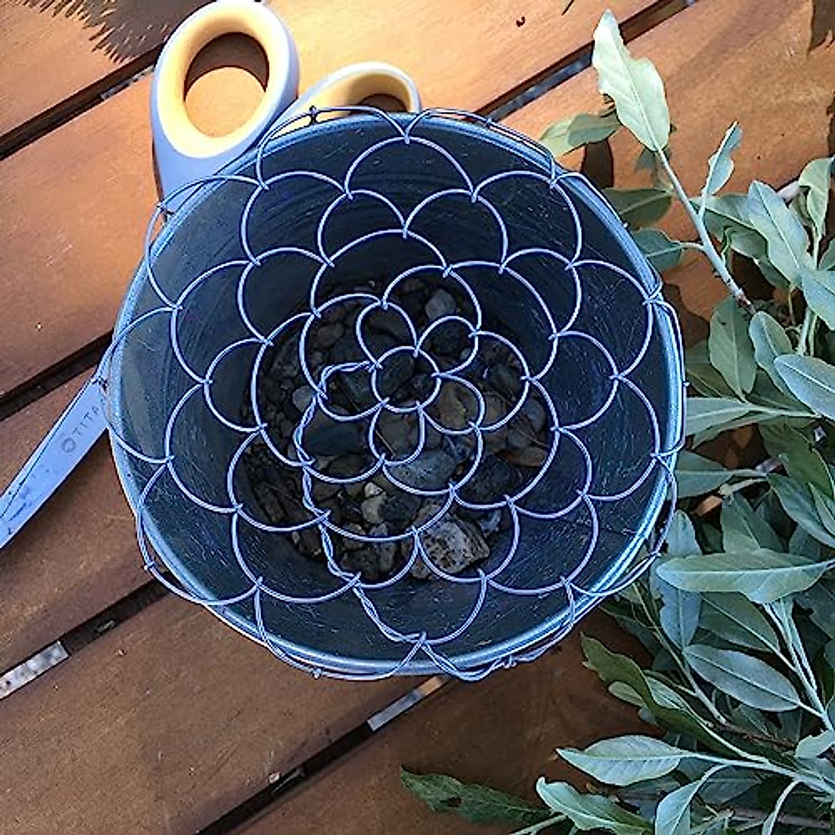 Easy Arranger 3 Pack Wire Flower Arranging Tool- Flower Frog, Reusable, Bendable Flower Grid