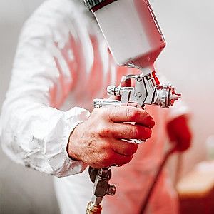 Disposable Coveralls with Hood | White | 5 Pack | Extra Large (XL) | Protective Tyvek Coverall Suit