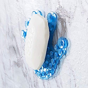 MOONLAS Double Sided Suction Cups Plastic Suction Pads for Soap,Phone,Glass,Bathroom,High Chair Tray