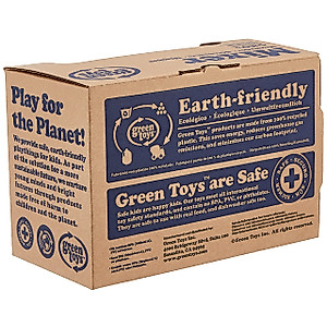 Green Toys Mixer Construction Truck Green/Yellow, 5.75x7.5x5.6