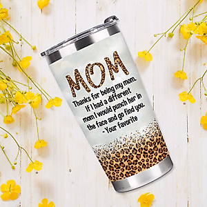 Christmas Gifts for Mom from Daughter, Son - Mom Gifts for Christmas, Mom Christmas Gifts - Mom Birthday Gifts, Birthday Gifts for Mom - Mother Gifts, New Mom Gifts for Women, Mom Tumbler 20Oz