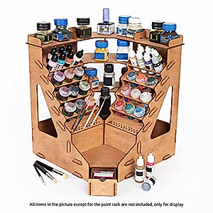 Modular + Corner Paint Rack Organizer