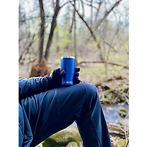 Real Deal Steel Pint Glasses - Stainless Steel Beer Tumblers - Set of 4 Insulated Cups for Outdoors