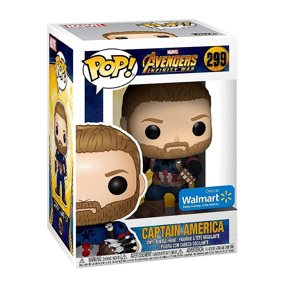 Pop Funko Marvel: Avengers Infinity War - Captain America Walmart Exclusive