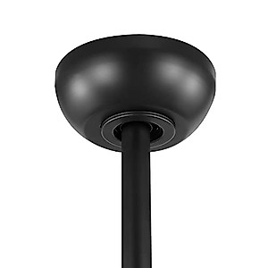 WINGBO Ceiling Fan, 62in DC, Walnut, Modern, Old Bronze, 3 Curved ABS Blades, Light Kit, Remote, Living Room, Kitchen, Bedroom, ETL Listed