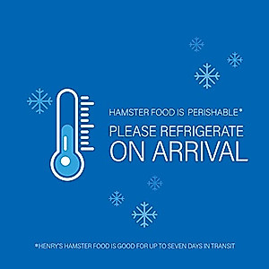 Henry's Cherry Berry Hamster Food - The Only All Natural Baked Fresh to Order, 8 Ounces