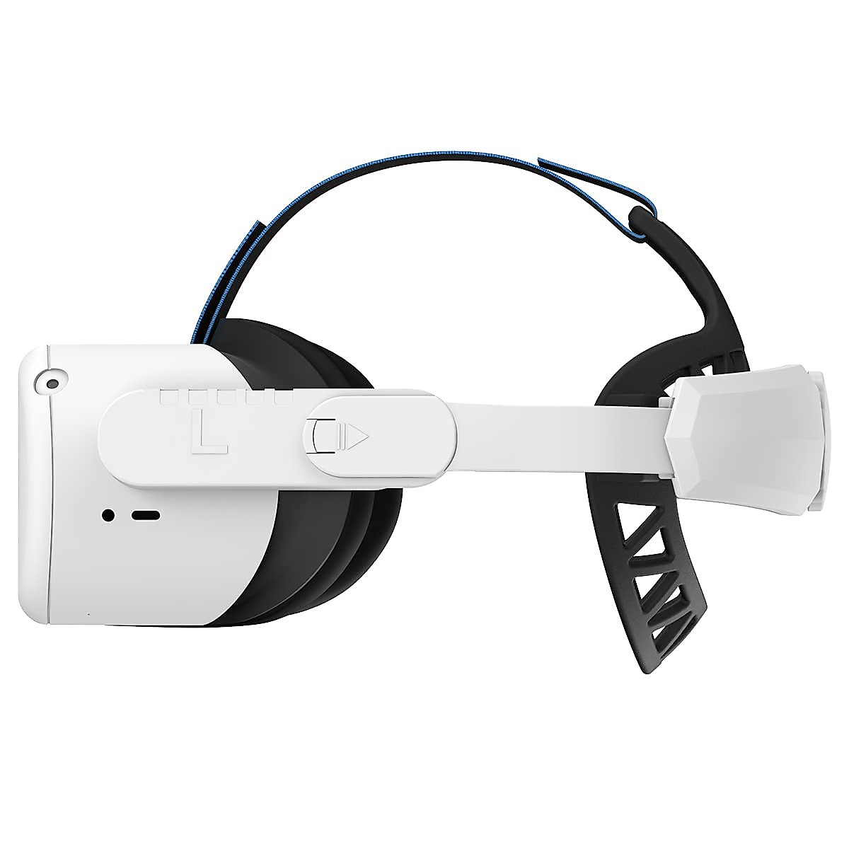 NIUVR Optimized Headset Strap Compatible with Quest 2 Headset, Replacement for Elite Strap, Kids Removable Head Cushion Comfortable Protective Headset Strap, Pressure Reduced Head Strap for VR