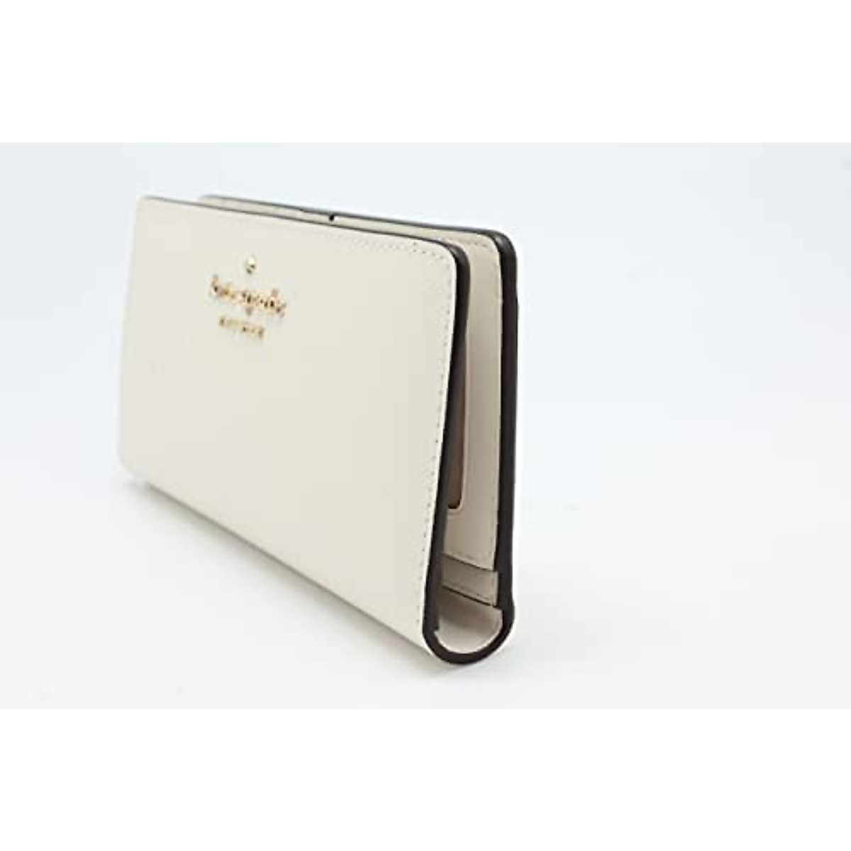 Kate Spade New York Staci Large Slim Bifold Wallet (Parchment)
