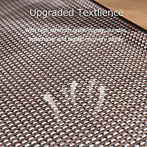 PURPLE LEAF Outdoor Zero Gravity Lounge Chair Patio Wicker Rattan Recliner Chairs Beach Pool Lawn Camping Indoor Office Deck Lounger Chair for Outside Folding Reclining Chair, Coffee