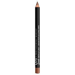 NYX PROFESSIONAL MAKEUP Suede Matte Lip Liner, Vegan Formula - Softspoken (Ash Rose)
