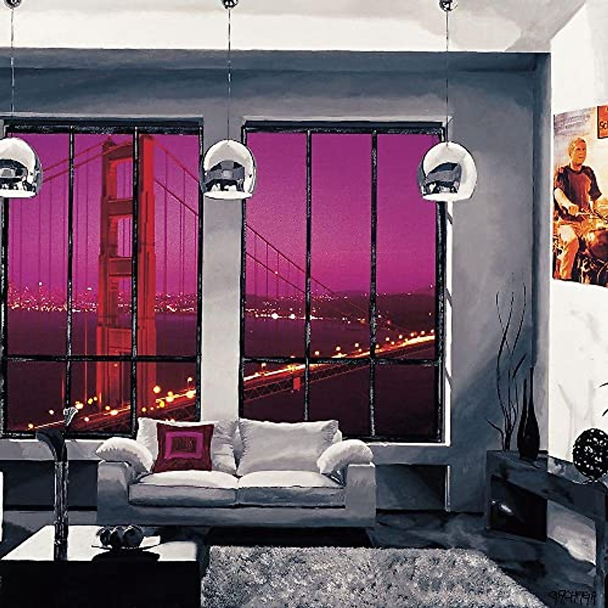ArtDirect Loft Frisco 36x36 Huge Unframed Art Print Poster Ready for Framing by Gachaga, Vincent