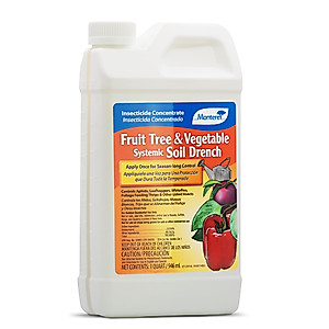 Monterey Fruit Tree Spray & Vegetable, Apply Once for Season Long Control, Imidacloprid Systemic Insecticide - 31 oz