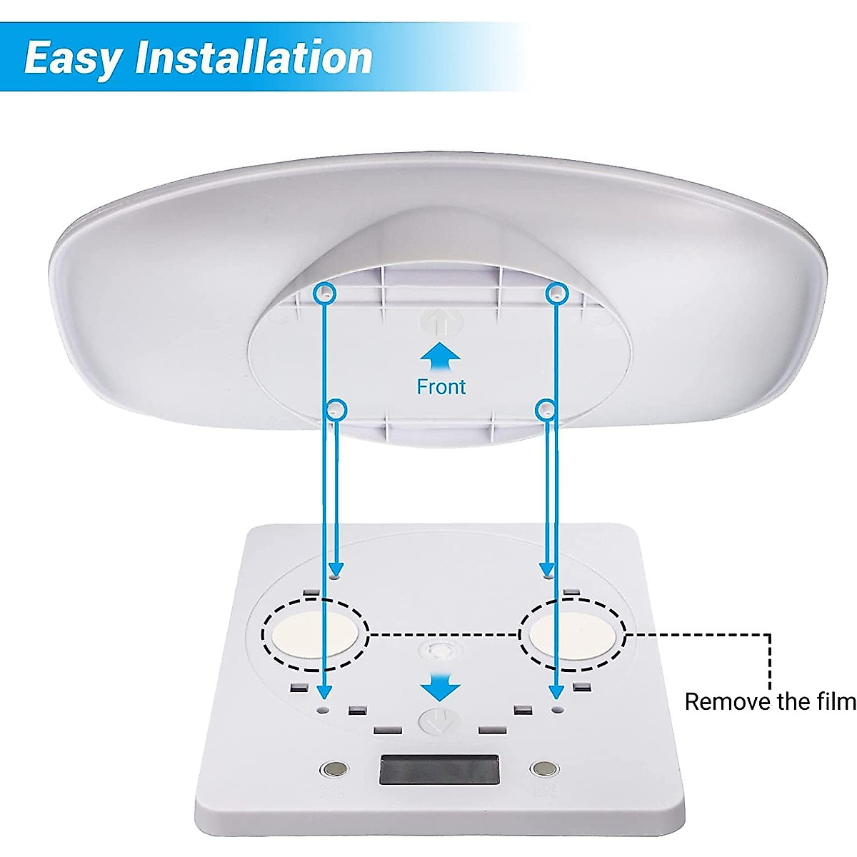 YTCYKJ Puppy Scales for Weighing, Multi-Function LCD Digital Puppy Scale for whelping Dogs with Pet Thermometer＆Nail Clipper, Perfect for Puppy/Hamster/Hedgehog/Food, Capacity up to 33 lb