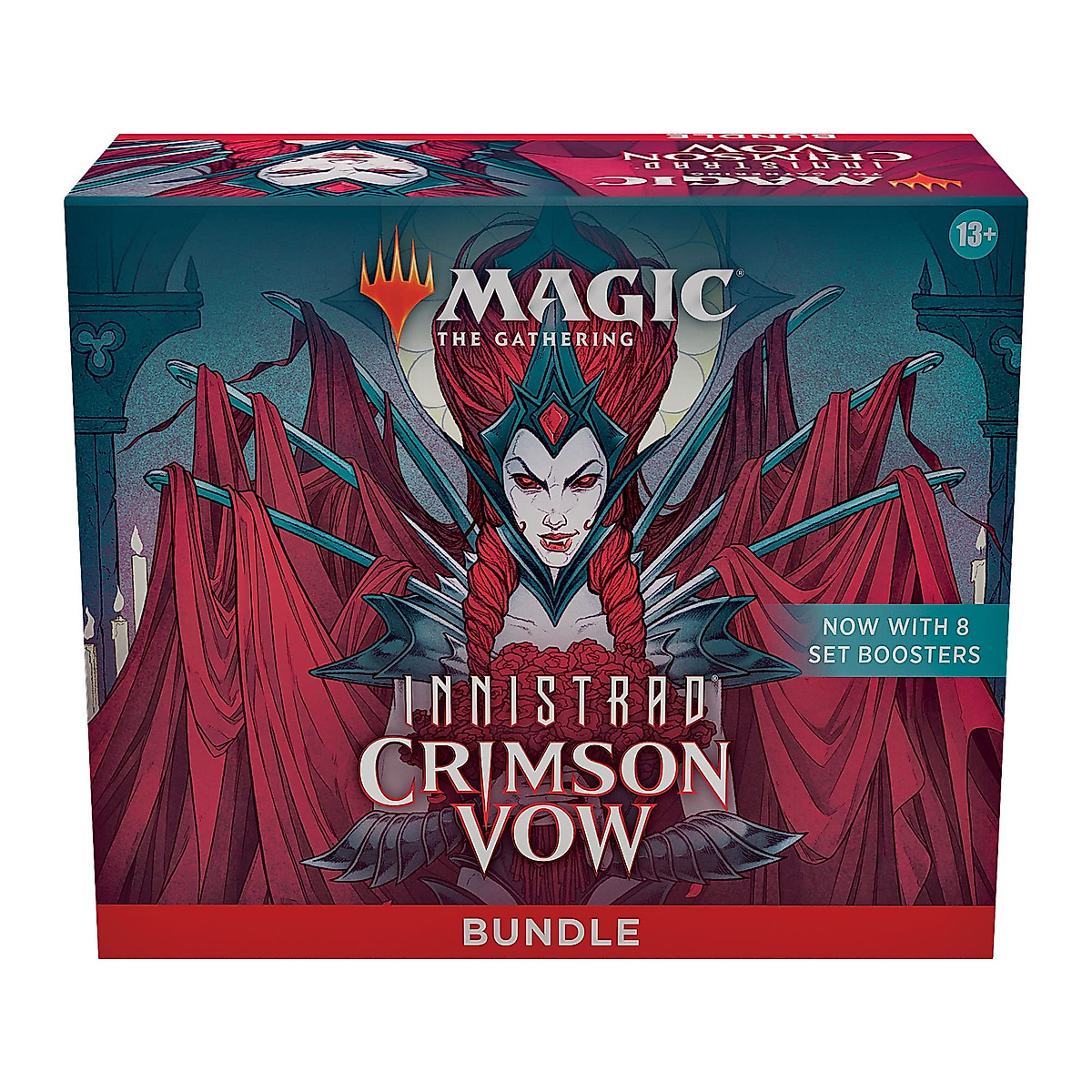 Magic: The Gathering Innistrad: Crimson Vow Bundle | 8 Set Boosters + Accessories