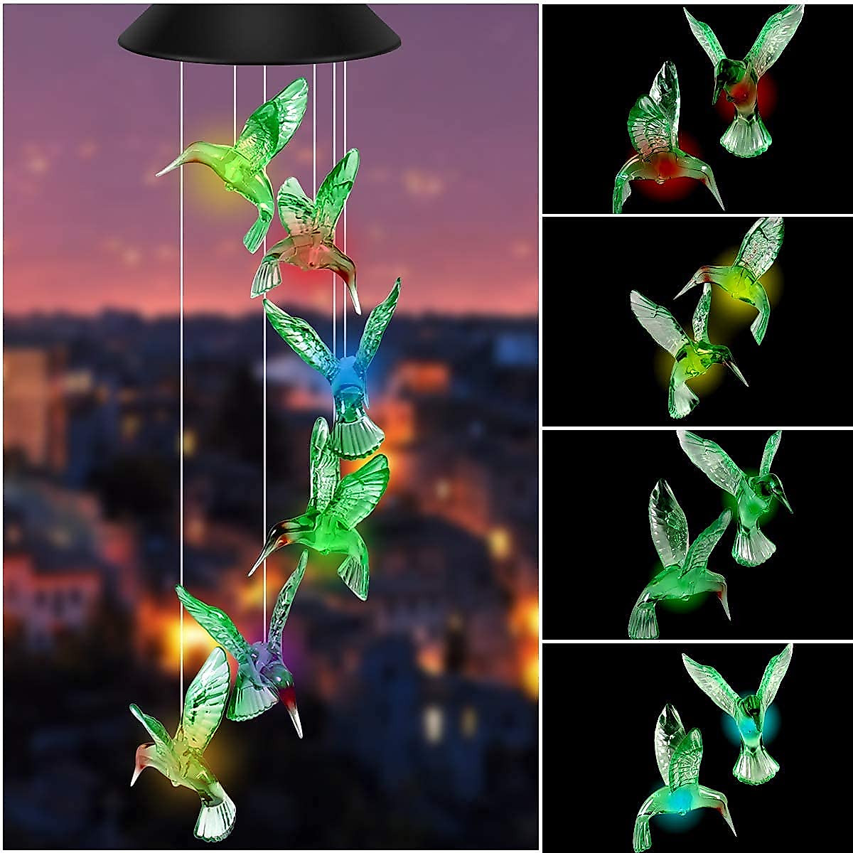 Angel Solar Lights Outdoor Decorative, Qualife Housewarming Gifts New Home for Mom Wife Women, Solar Powered Lights Garden Decor for Yard Patio Lawn, Grave Cemetery Decorations, 2 Pack
