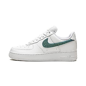 Nike Womens W Air Force 1 '07 ESS DH4407 100 Glitter Swoosh - Celery - Size 6.5W