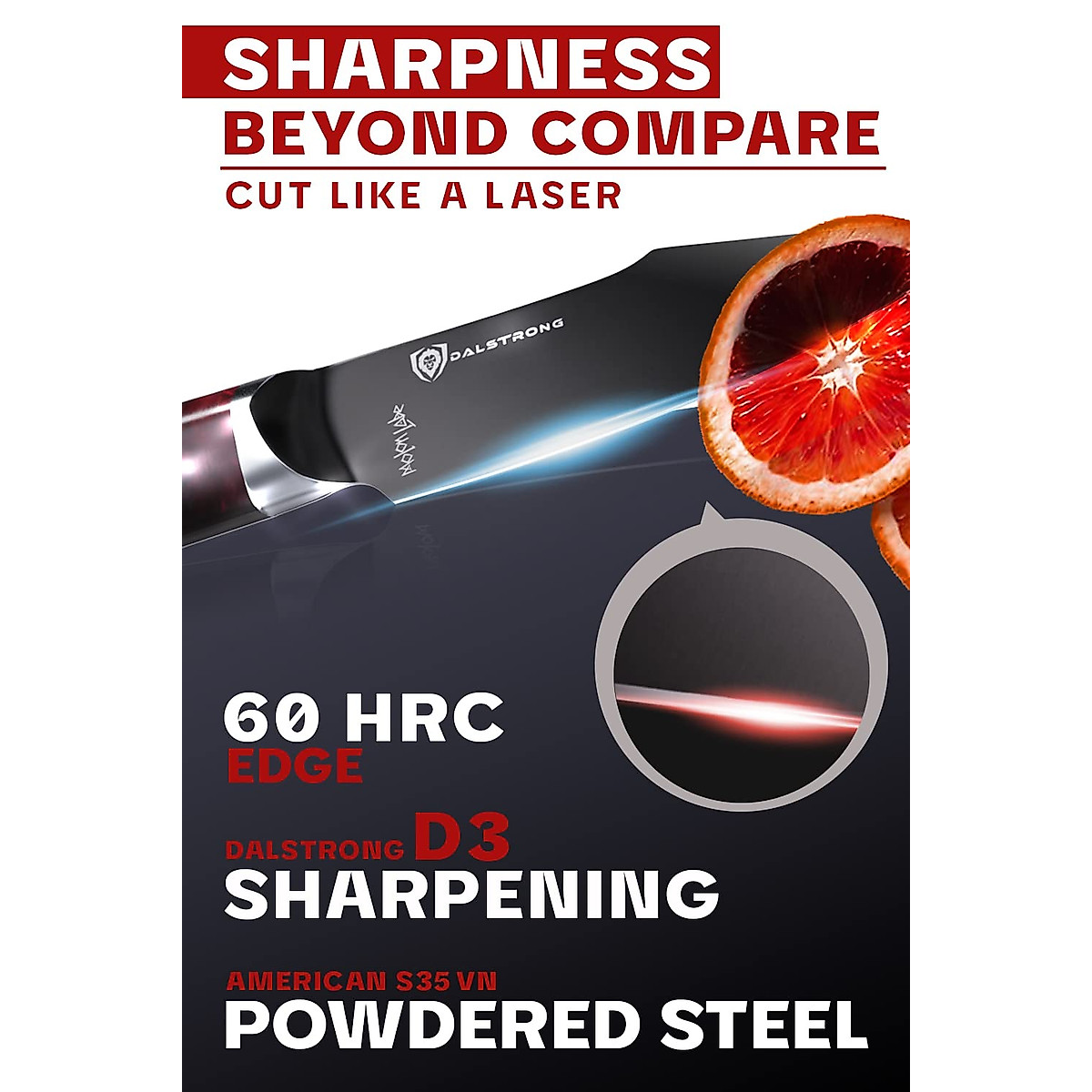 Dalstrong Paring Knife - 4 inch - Spartan Ghost Series - Premium American Forged S35VN Powdered Steel - Razor Sharp Blade - Kitchen Knife - Maple & Red Resin Handle - Sheath