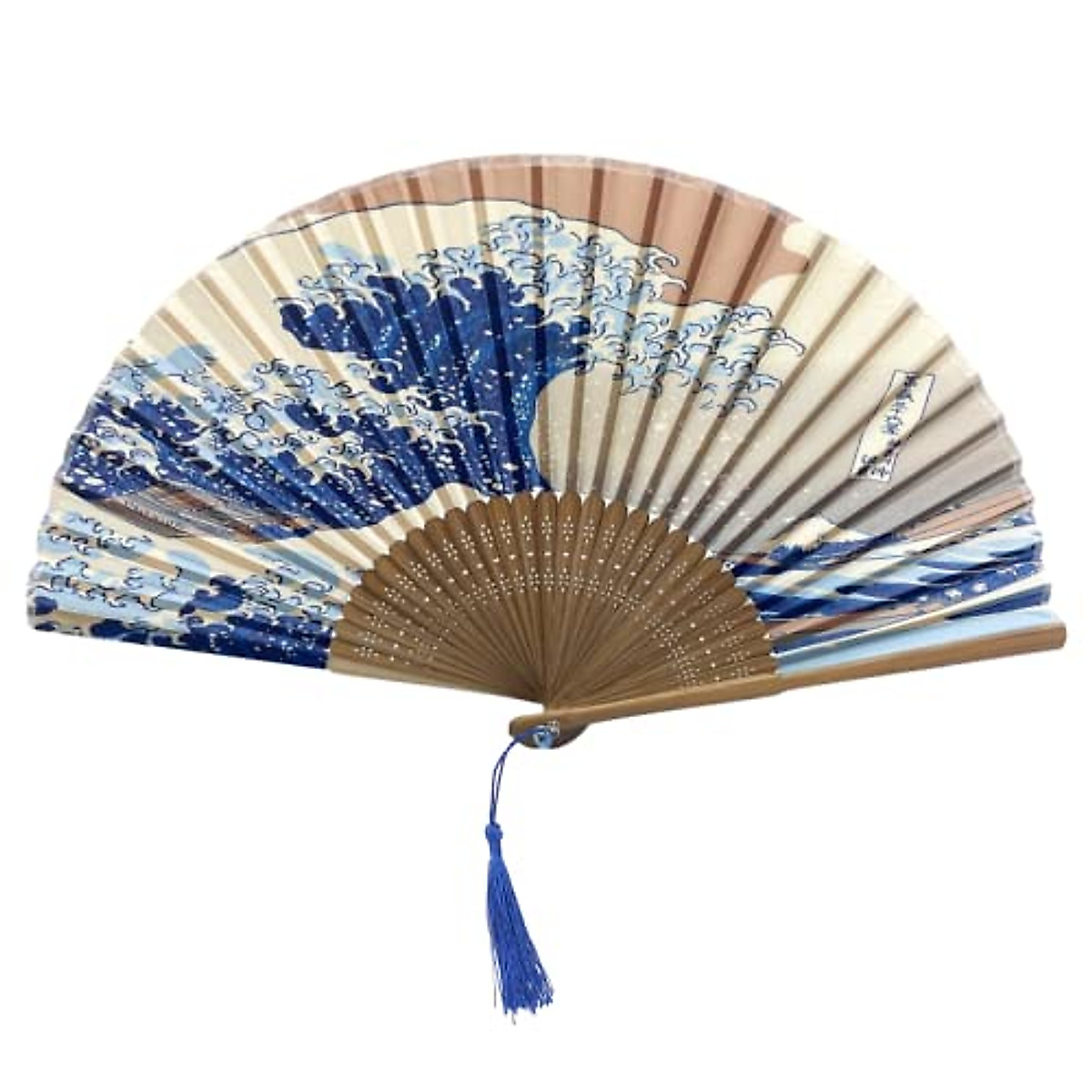 YARRD Folding Fan Hand Fans for Women Wooden Folding Fan Bamboo Gan Hand Fans for Women Foldable Paper Fans Hand Fan Foldable Silk Fans for Weddings Folding Fans Chinese Fans Japanese Fans for Home