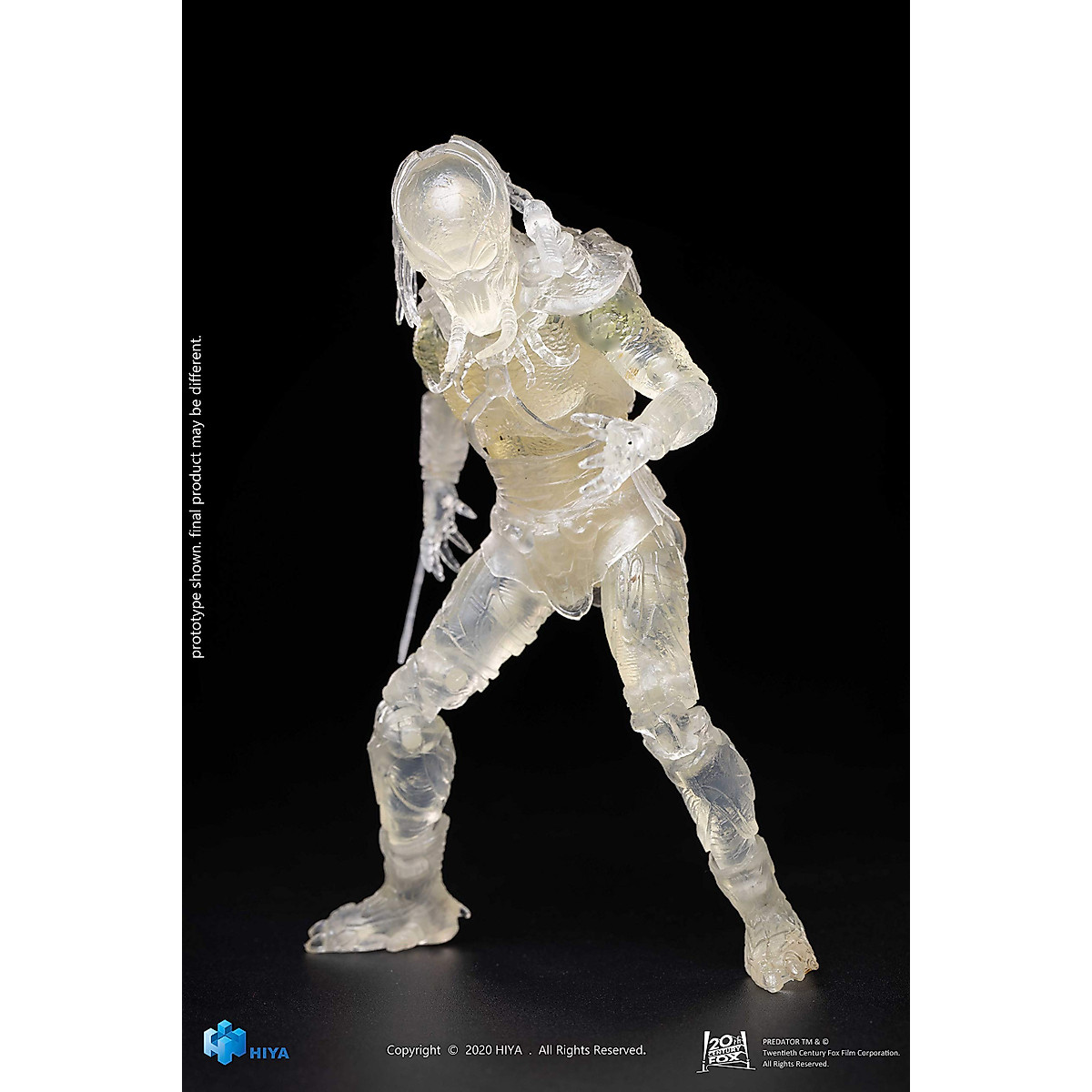 Hiya Toys Predators: Invisible Tracker Predator 1:18 Scale Action Figure, Multicolor