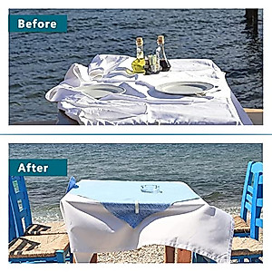 FYY Tablecloth Clips,12 Packs Heavy Duty Stainless Steel Table Clips Table Cloth Cover Clamps Ideal Table Cloth Holders for Restaurant Outdoor Picnic Wedding Graduation Party Home Kitchen