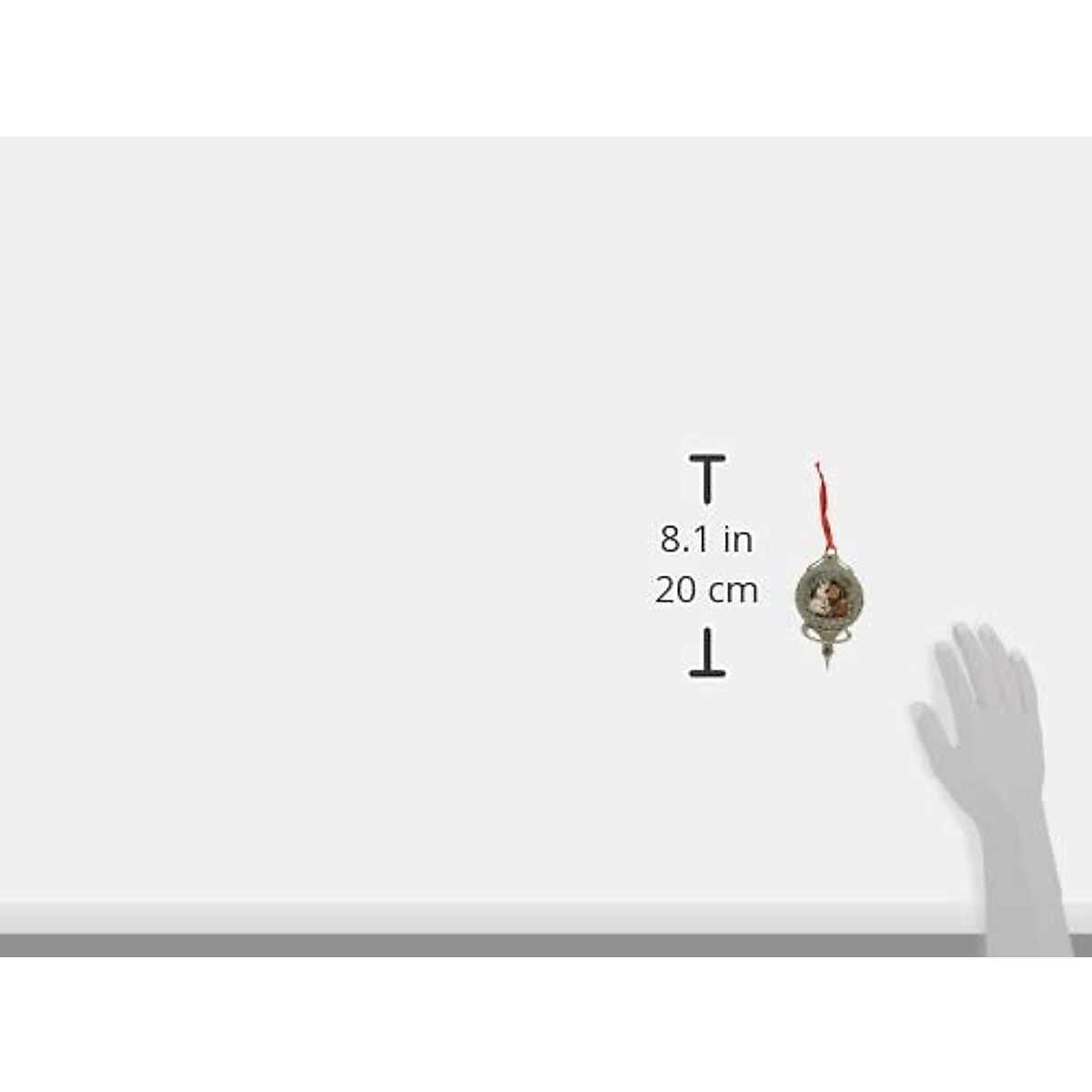 Cathedral Art CO745 Christmas in Heaven We Miss You Memorial Ornament, 4-5/8-Inch