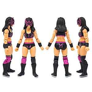 Boss Fight Studio Lady Maravilla, Legends of Lucha Libre Collectible Action Figure – Highly Articulated Figurine with Accessories Including Smartphone, Alternate Hands and Head, & Selfie Stick – 1:12