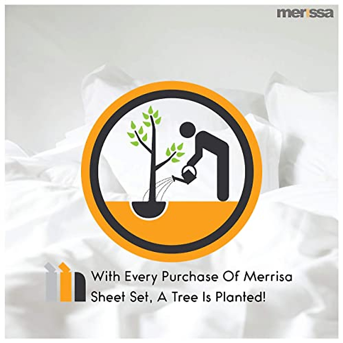 Merissa Luxury 100% Egyptian Cotton Sheets 1000 Thread Count 4 Piece Extra Deep Pocket Bed Sheet Set Sateen Stripe (White, King)