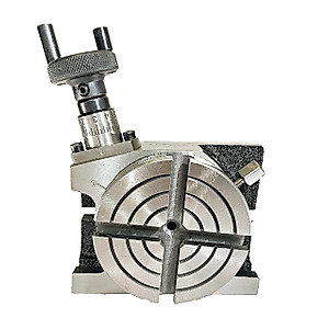 3" inches (75mm) 4 slots Horizontal and Vertical (H/V) Rotary Table for Milling Engineering Tools