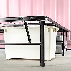 ZINUS SmartBase Tool-Free Assembly Mattress Foundation / 14 Inch Metal Platform Bed Frame / No Box Spring Needed / Sturdy Steel Frame / Underbed Storage, King
