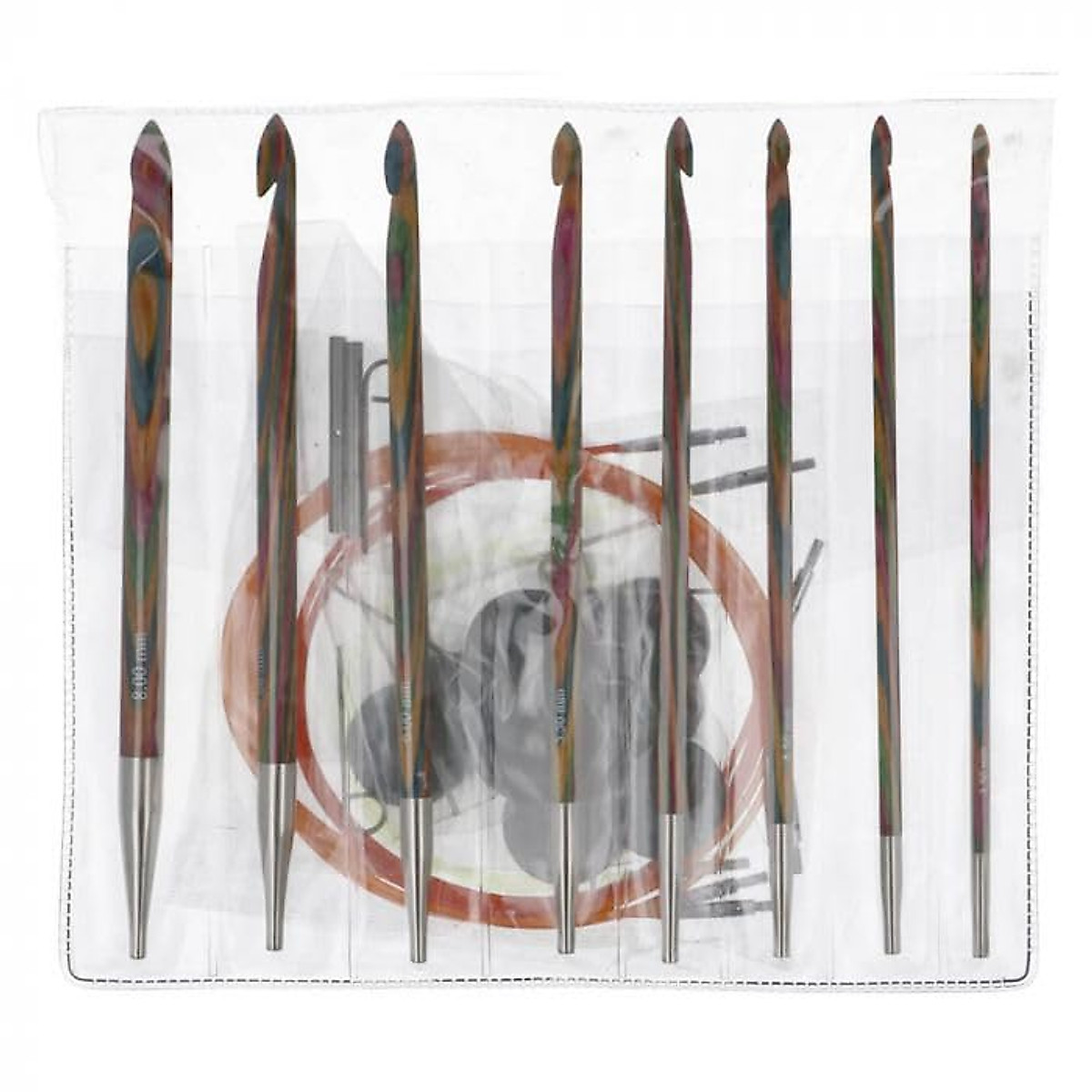 KNITPRO Symfonie Crochet Hook Set Tunisian, Multi-Color