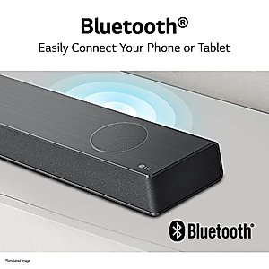 LG Sound Bar and Wireless Subwoofer S90QY - 5.1.3 Channel, 570 Watts Output, Home Theater Audio with Dolby Atmos, DTS:X, and IMAX Enhanced, Black