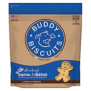 Cloud Star, Buddy Biscuits Bacon & Cheese Bulk Biscuits, 3.5 Pound