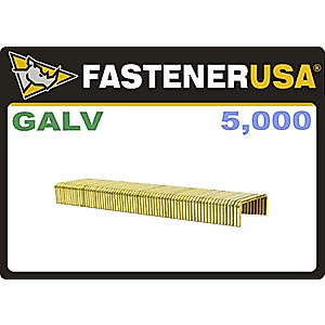 1/2" Leg x 1" Crown 16GA GALV P08 Staples 5,000ct | P08J