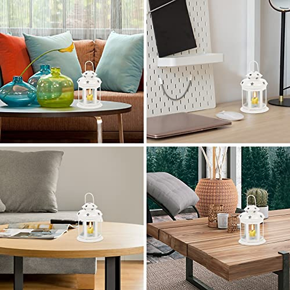 1pc Delicate Iron Candle Holder Stylish Iron Candlestick Handy Candle Holder for Home/Wall/Room Decor